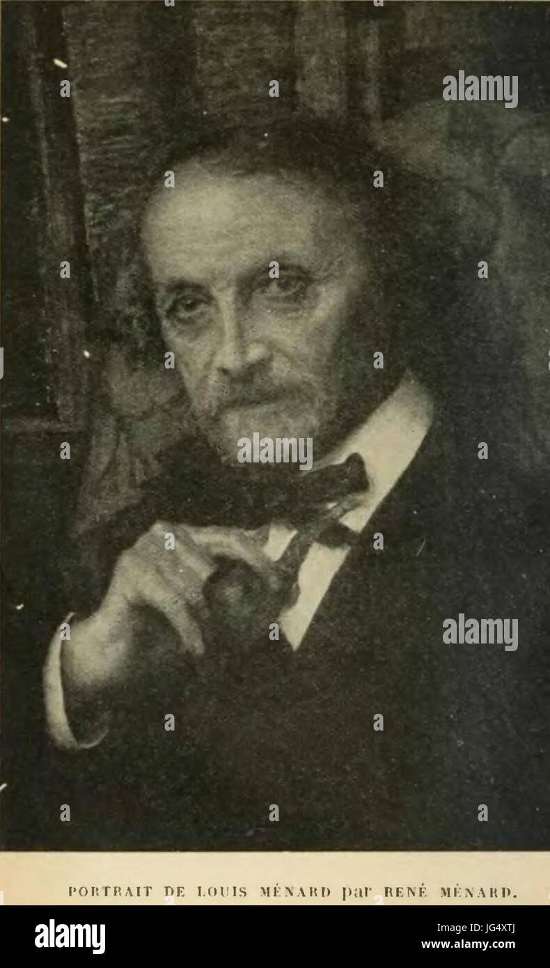 Louis Ménard par René Ménard Stock Photo - Alamy