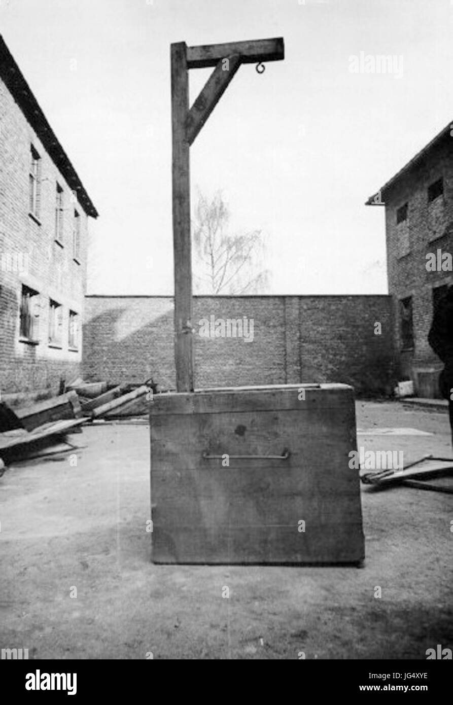 Auschwitz nazi death camp Black and White Stock Photos & Images - Alamy