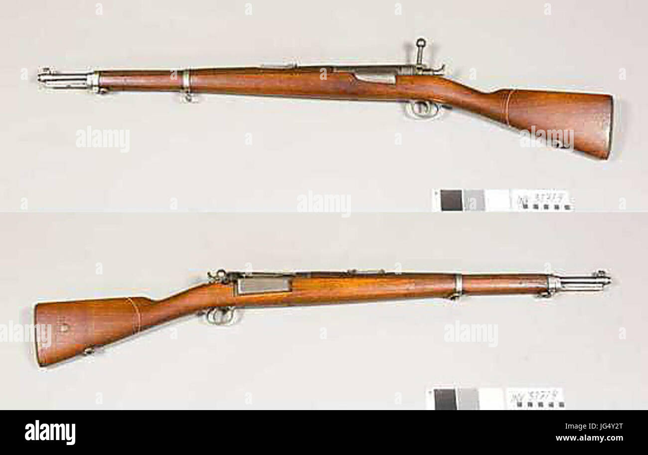M1889 Krag-Jörgensen - Danmark - 8x58mmR - Armémuseum Stock Photo - Alamy