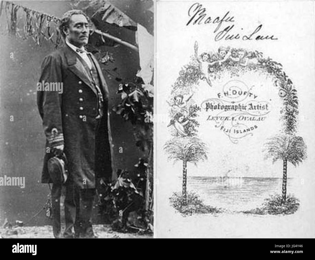 Ma afu in naval uniform taken by F. H. Duffy Stock Photo - Alamy