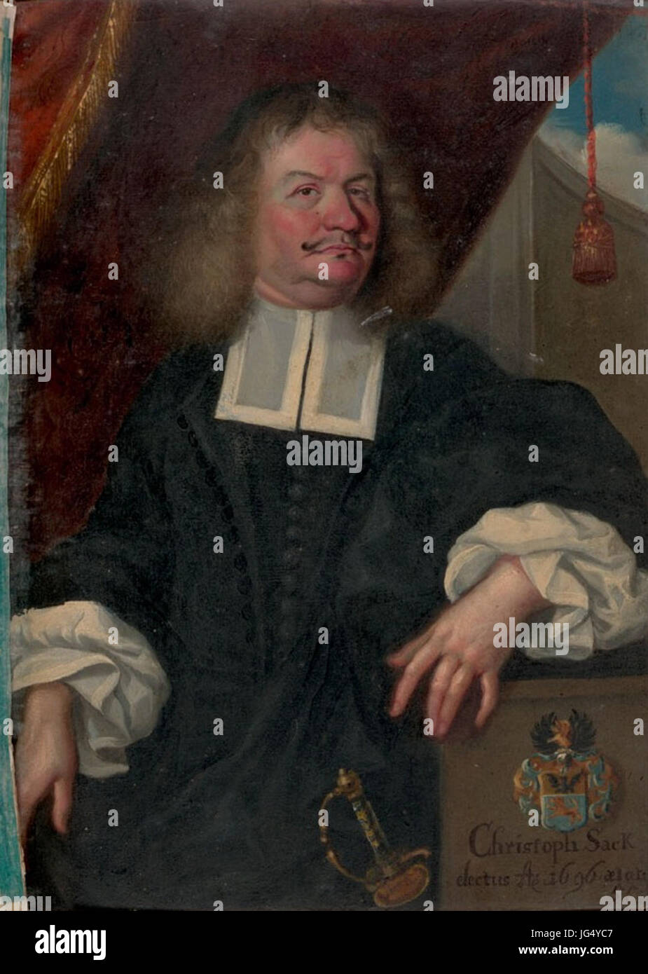 Porträtbuch Hansgericht Regensburg 116r Stock Photo - Alamy