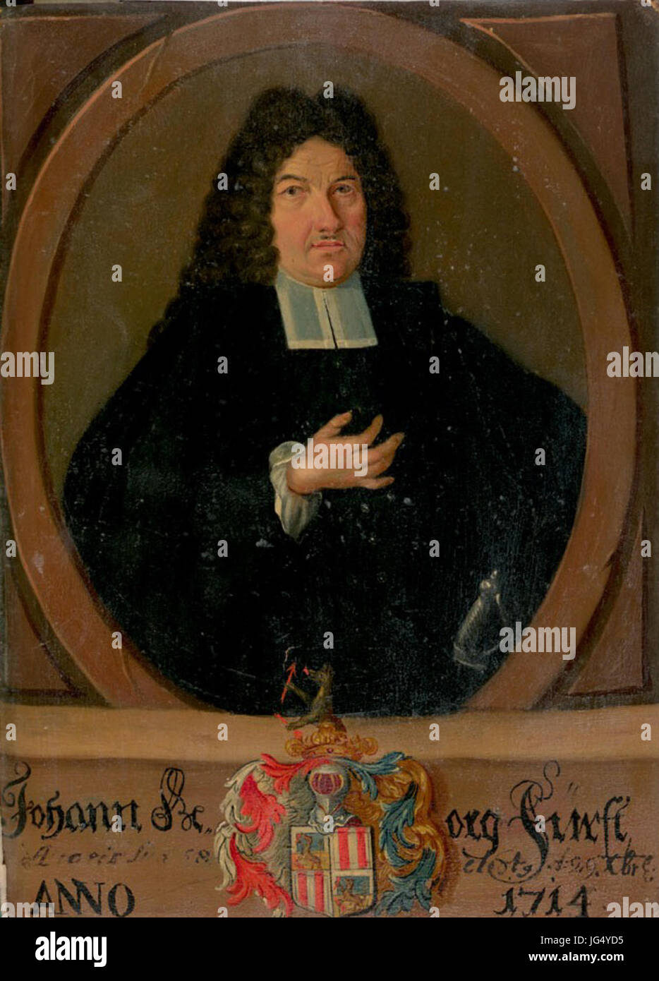 Porträtbuch Hansgericht Regensburg 139r Stock Photo - Alamy