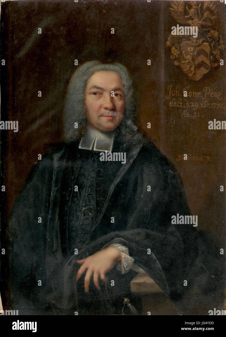 Porträtbuch Hansgericht Regensburg 146r Stock Photo - Alamy