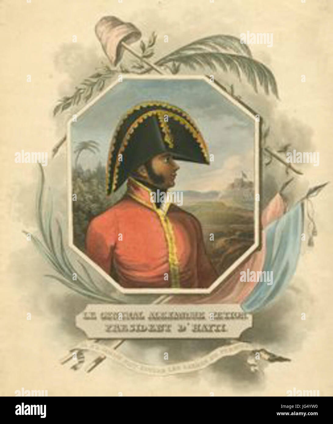 Portrait du président Alexandre Pétion Stock Photo - Alamy
