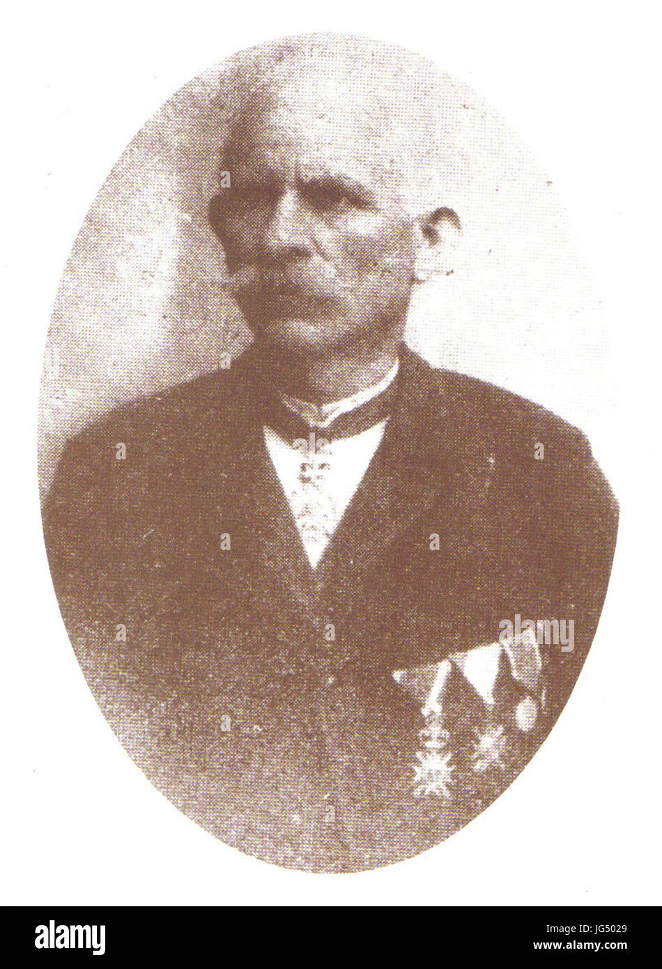 Portrait of Kole RaC5A1ić with medals Stock Photo - Alamy