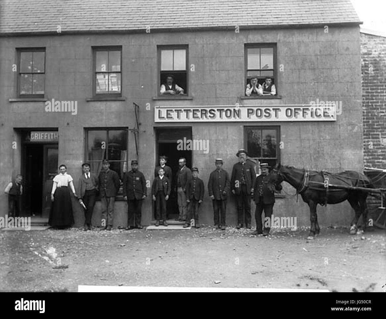 Post Office Letterston NLW3361645 Stock Photo - Alamy