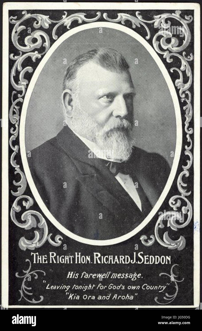 Right hon richard seddon hi-res stock photography and images - Alamy