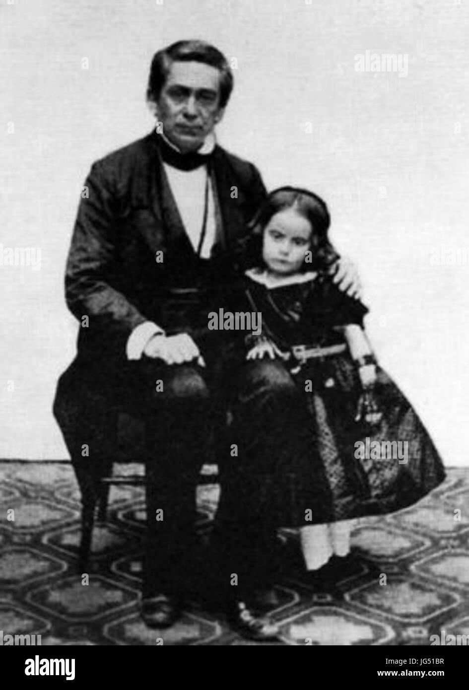 Presidente Manuel Montt Torres y su hija Luz 28185029 Stock Photo - Alamy