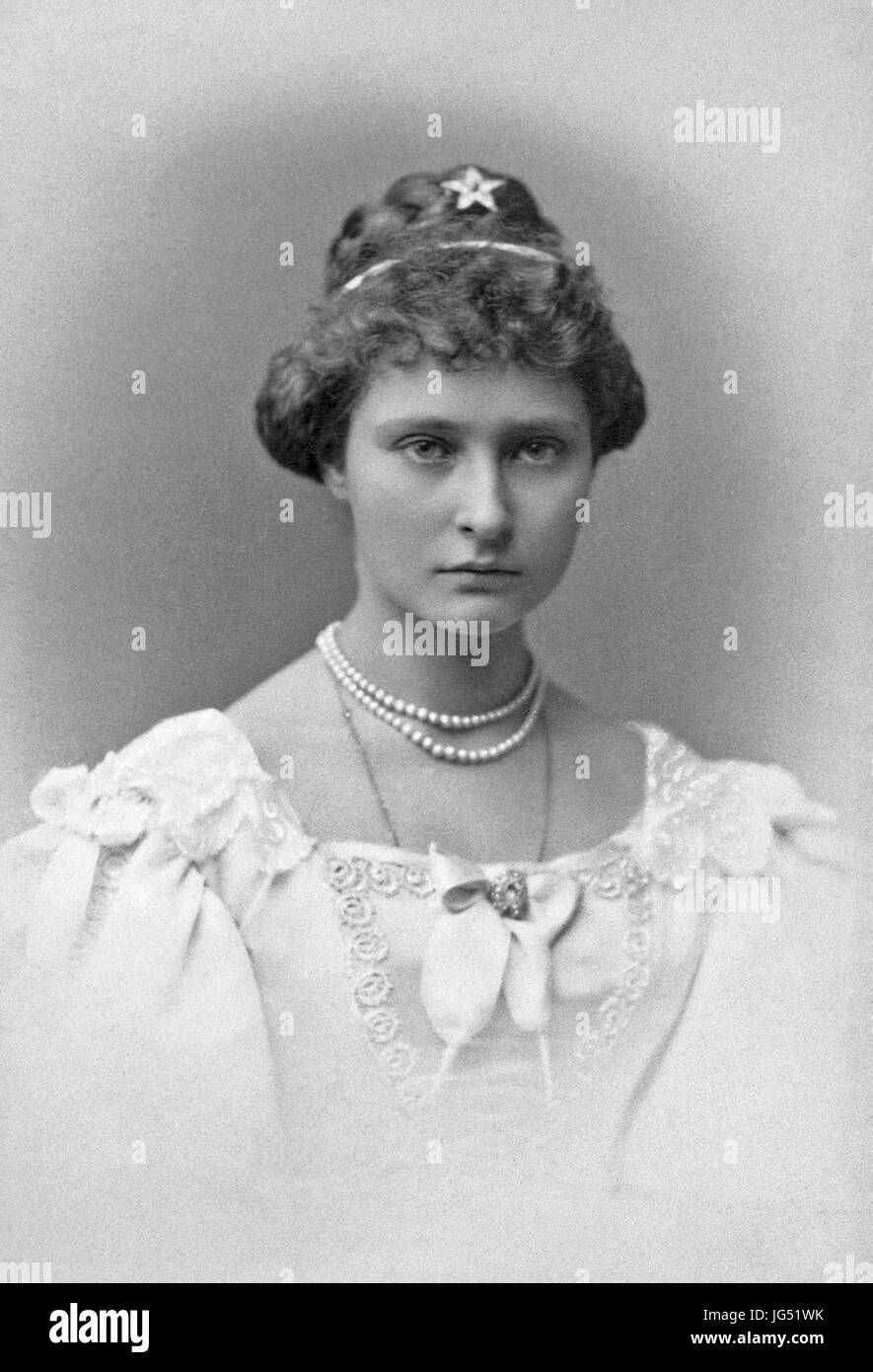Princess Alix of Hesse 1887 Stock Photo - Alamy