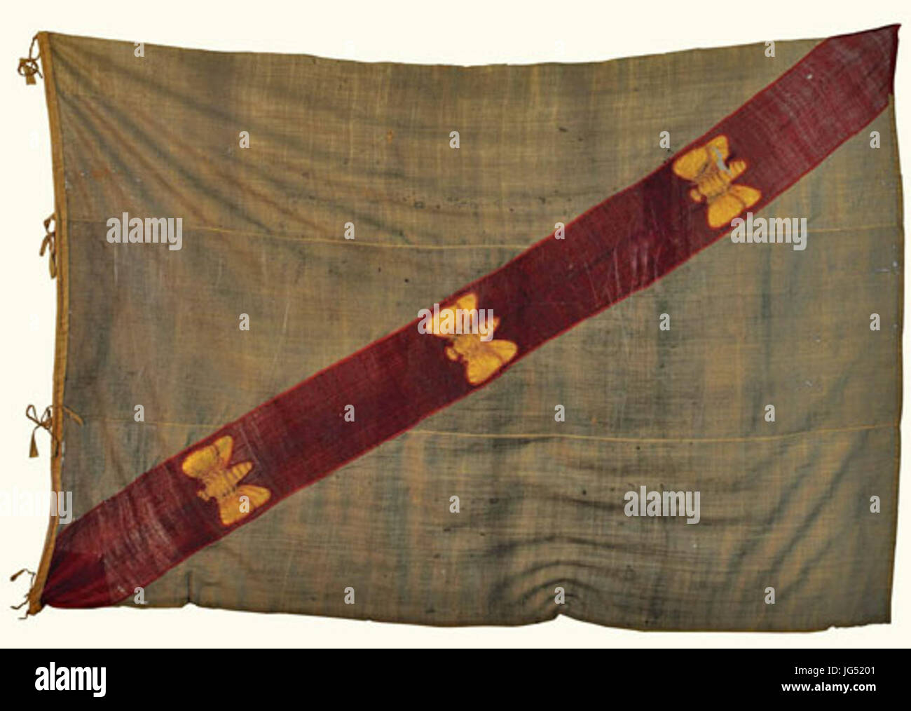 Principality of Elba s flag under Napoleon Stock Photo - Alamy