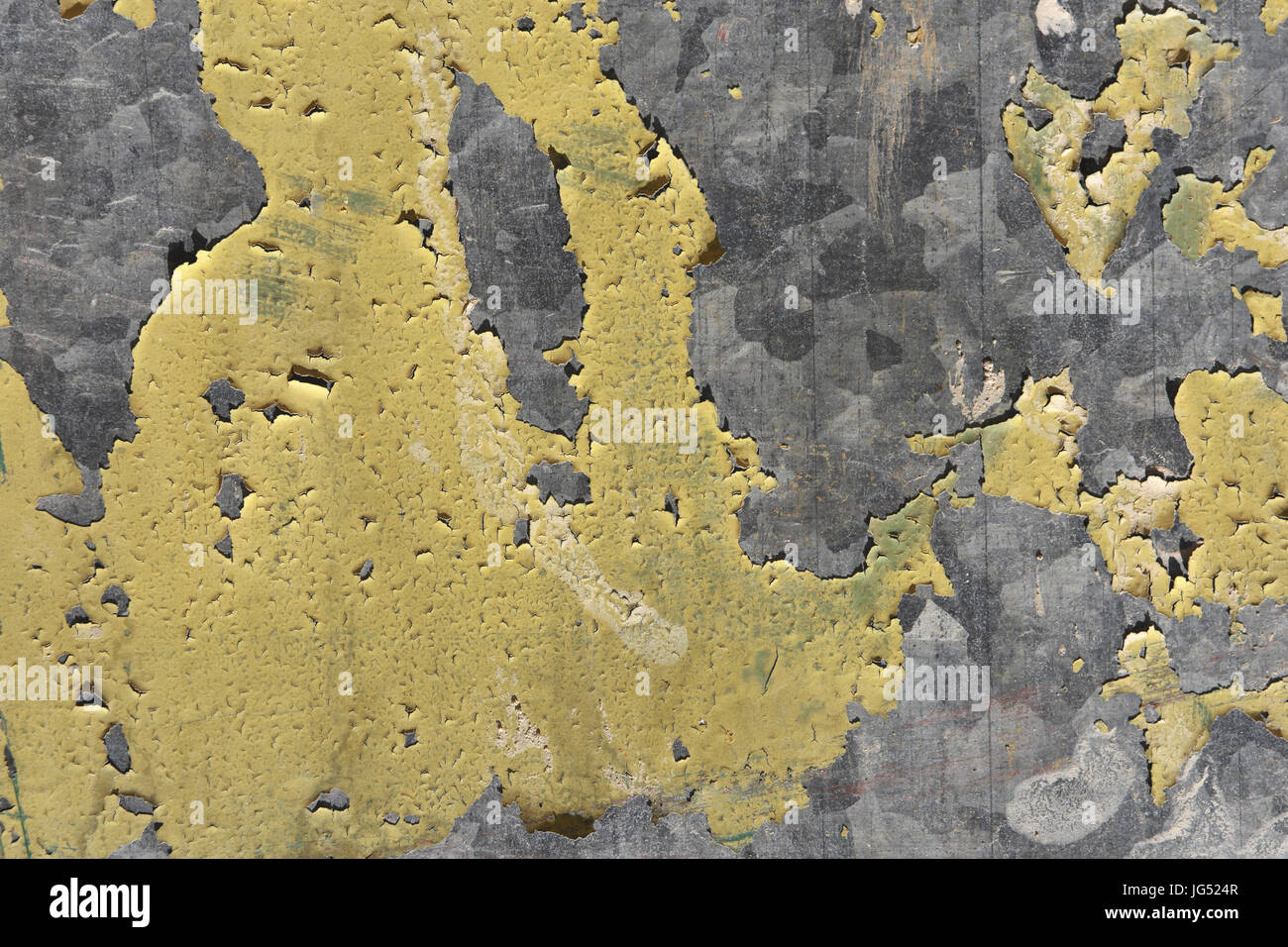 Galvanized metal paint chipping Stock Photo - Alamy