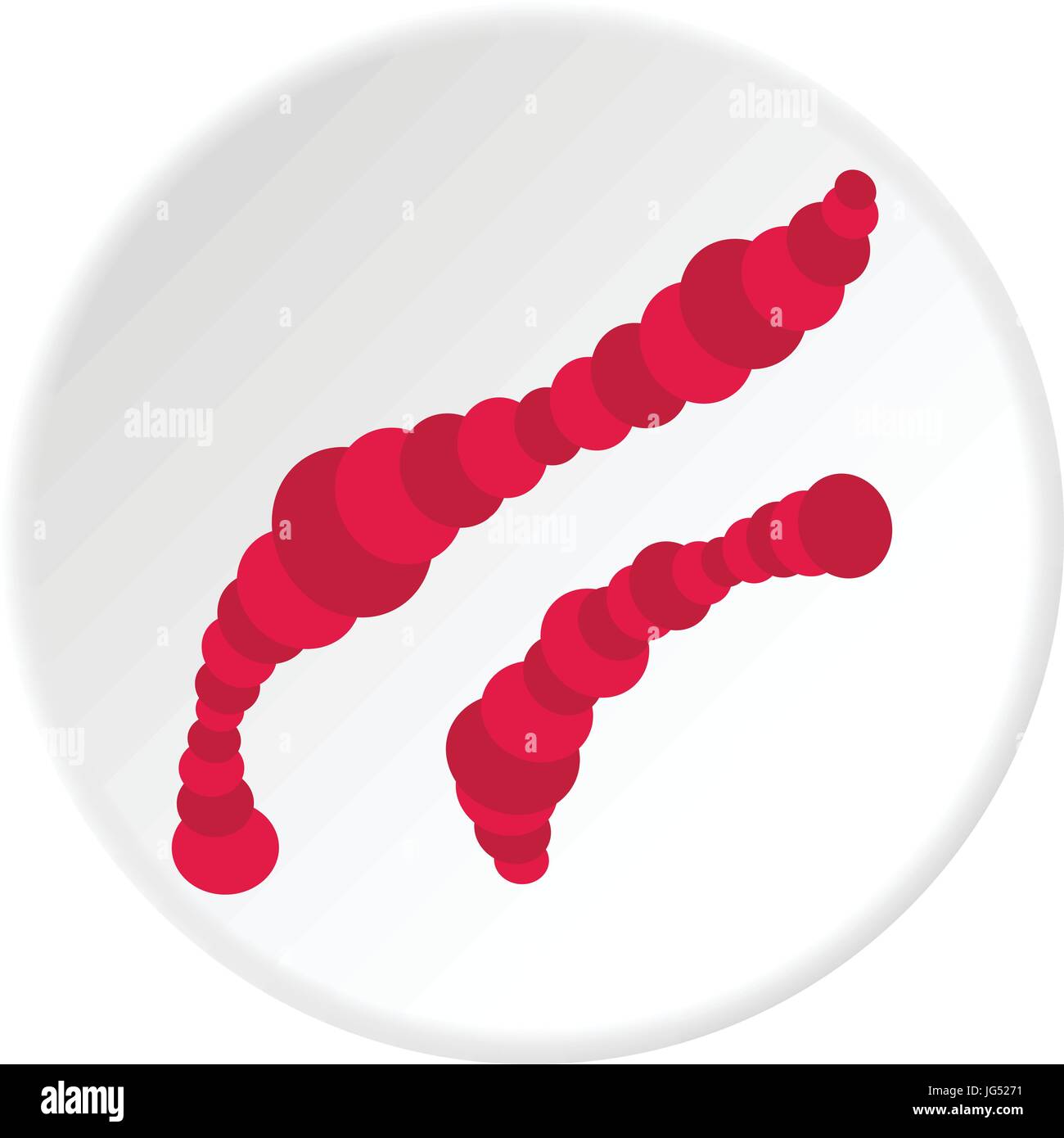 Spiral bacteria icon circle Stock Vector Image & Art - Alamy