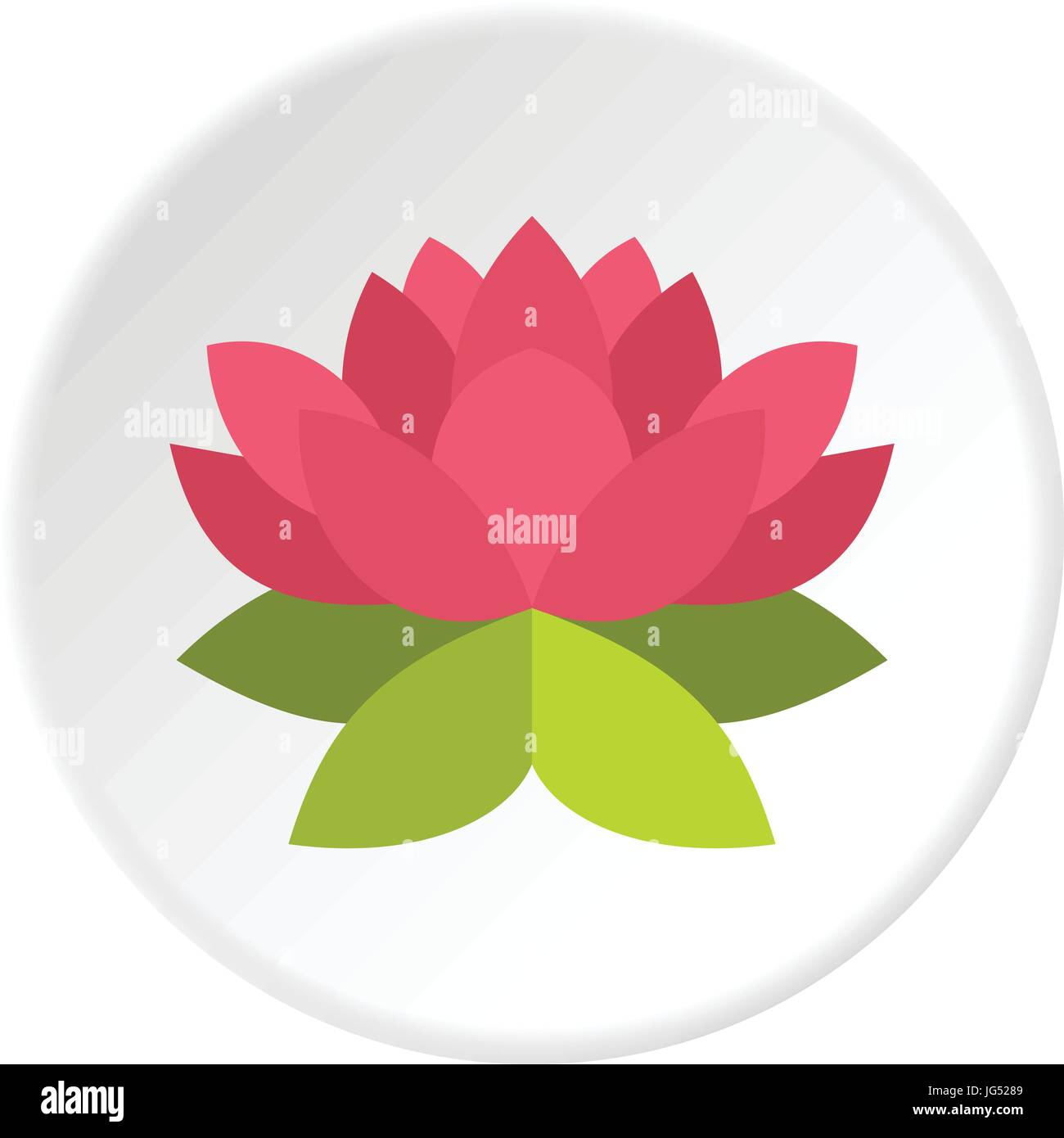 Lotus flower icon circle Stock Vector Image & Art - Alamy