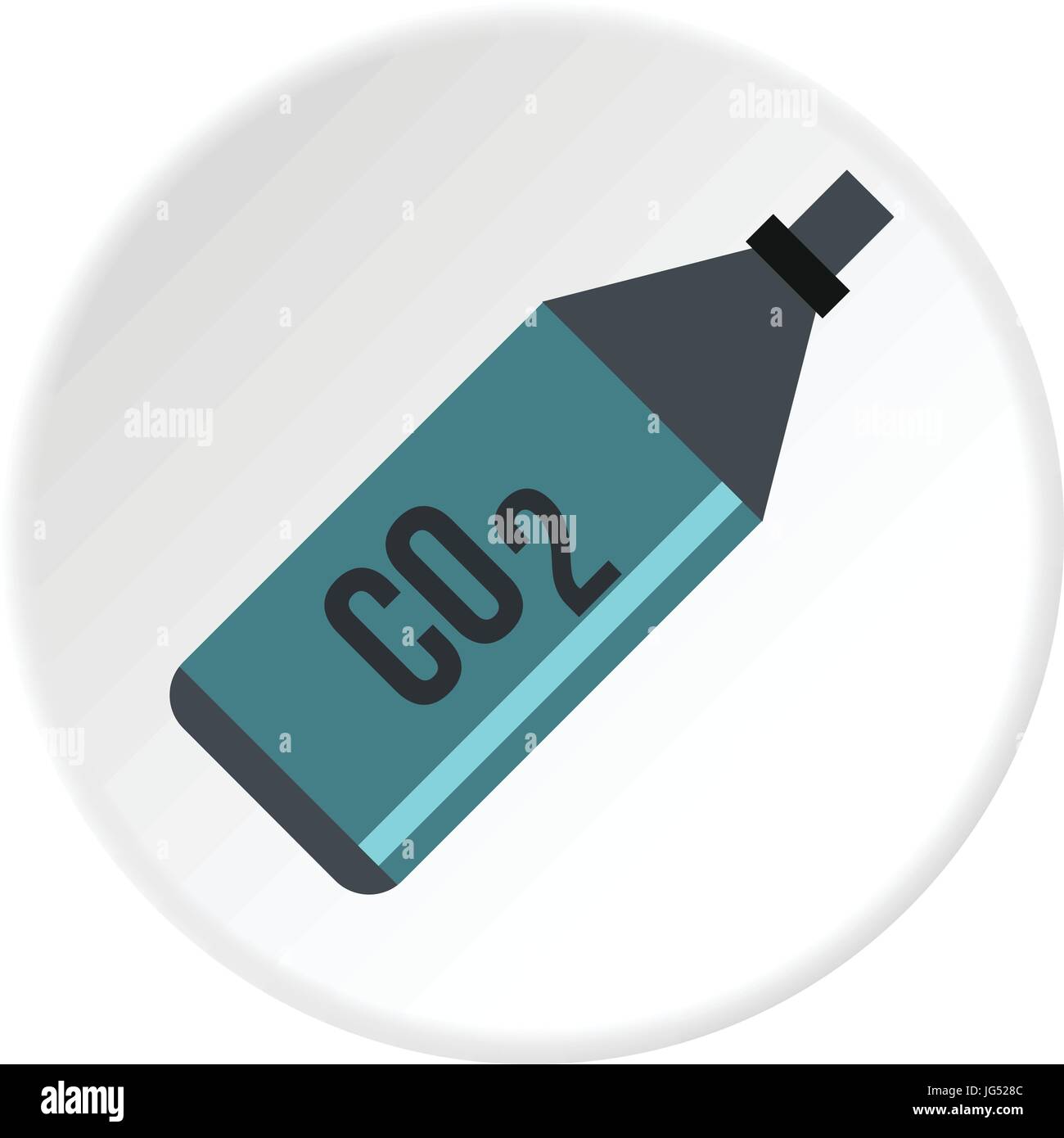 CO2 bottle icon circle Stock Vector Image & Art - Alamy