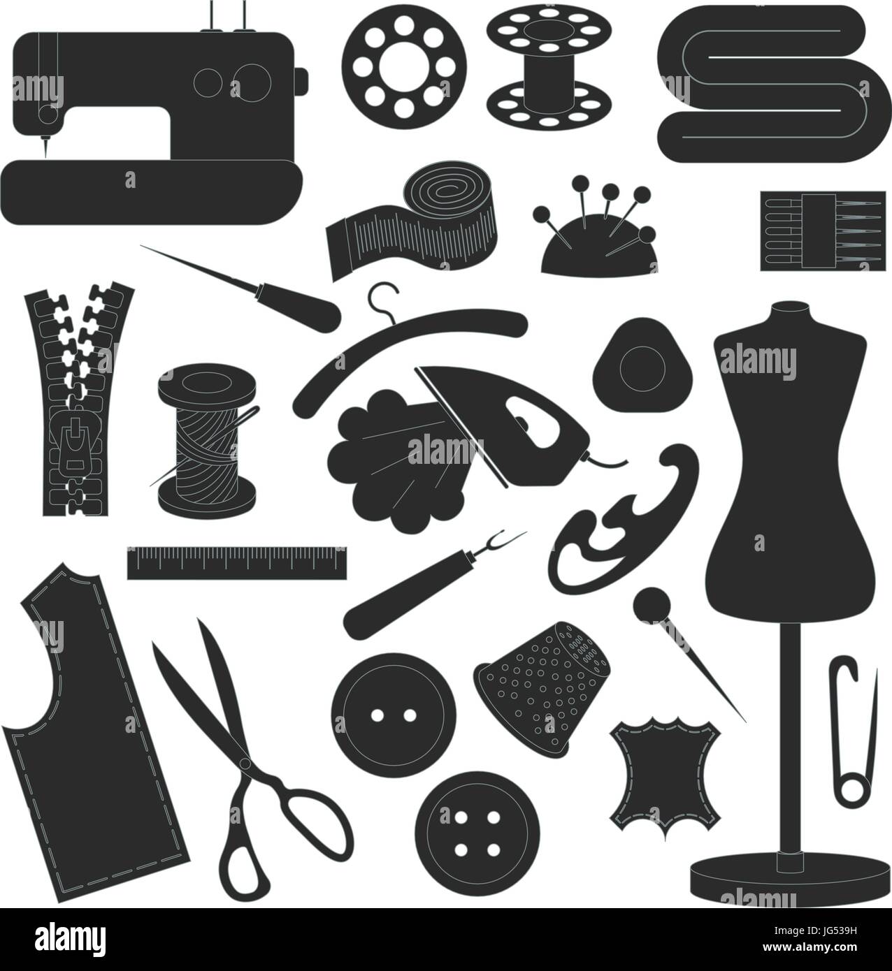 Icon vector scissors dark Stock Vector Images - Alamy