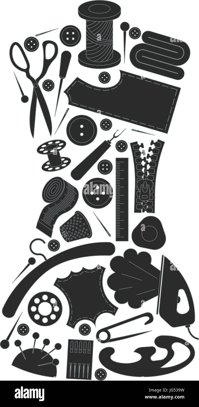 Icon vector scissors dark Stock Vector Images - Alamy