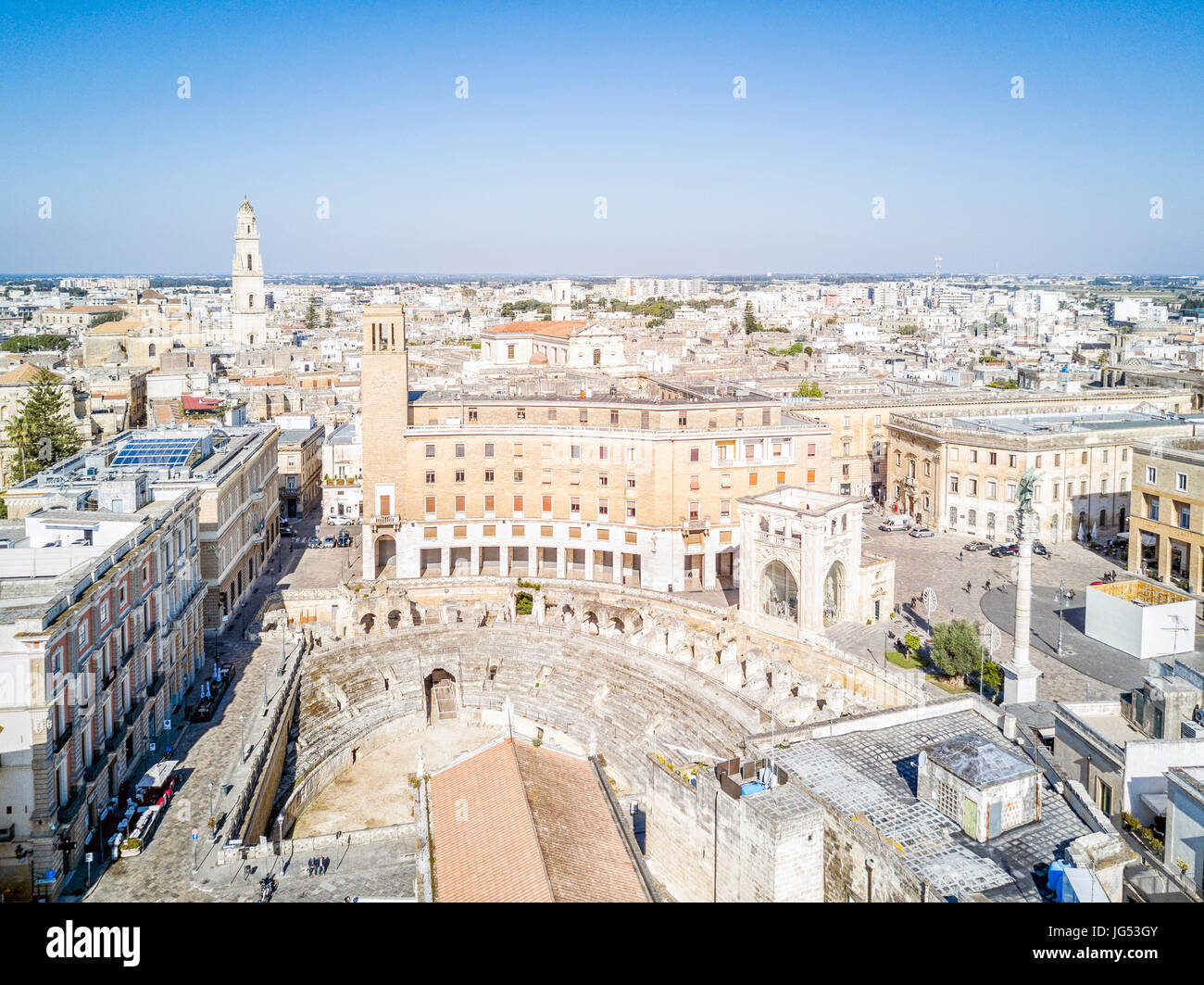 Roman amphitheater in lecce italy hi-res stock photography and images ...