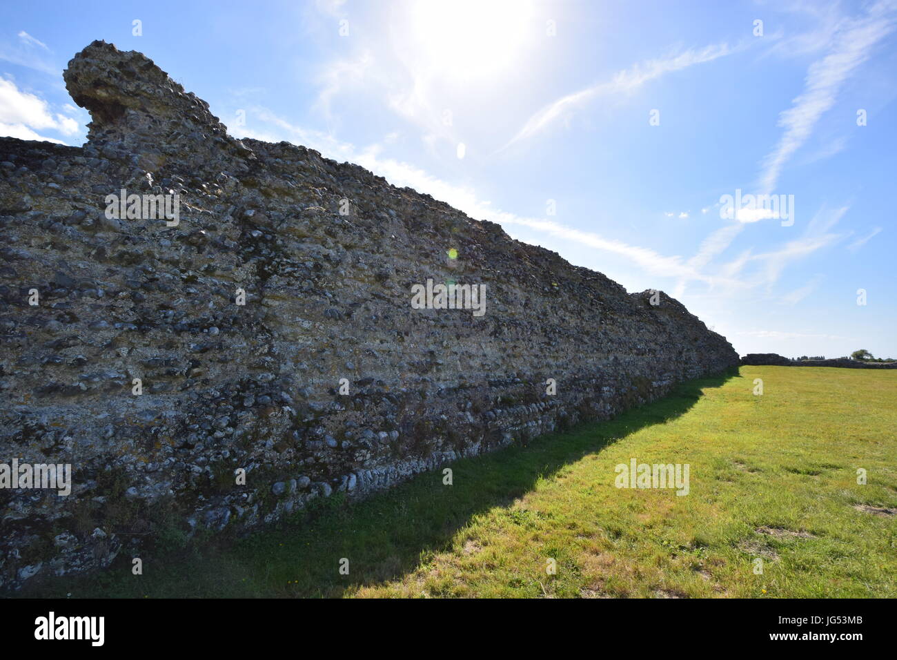 Richborough Roman Fort 2017 Stock Photo - Alamy