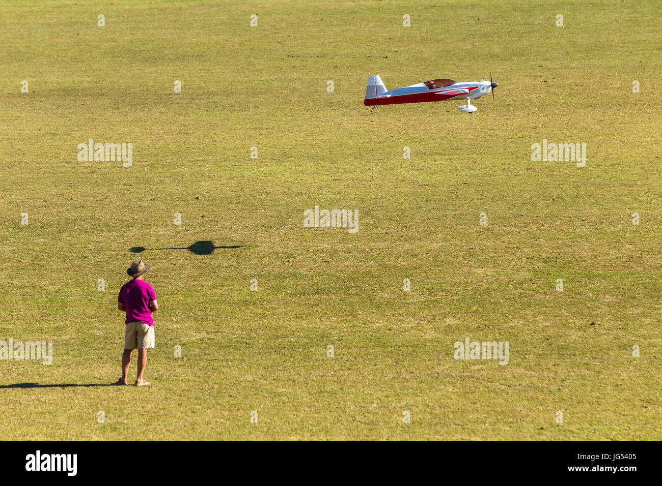Flying remote controlled model aircraft rmc unidentified male operator ...