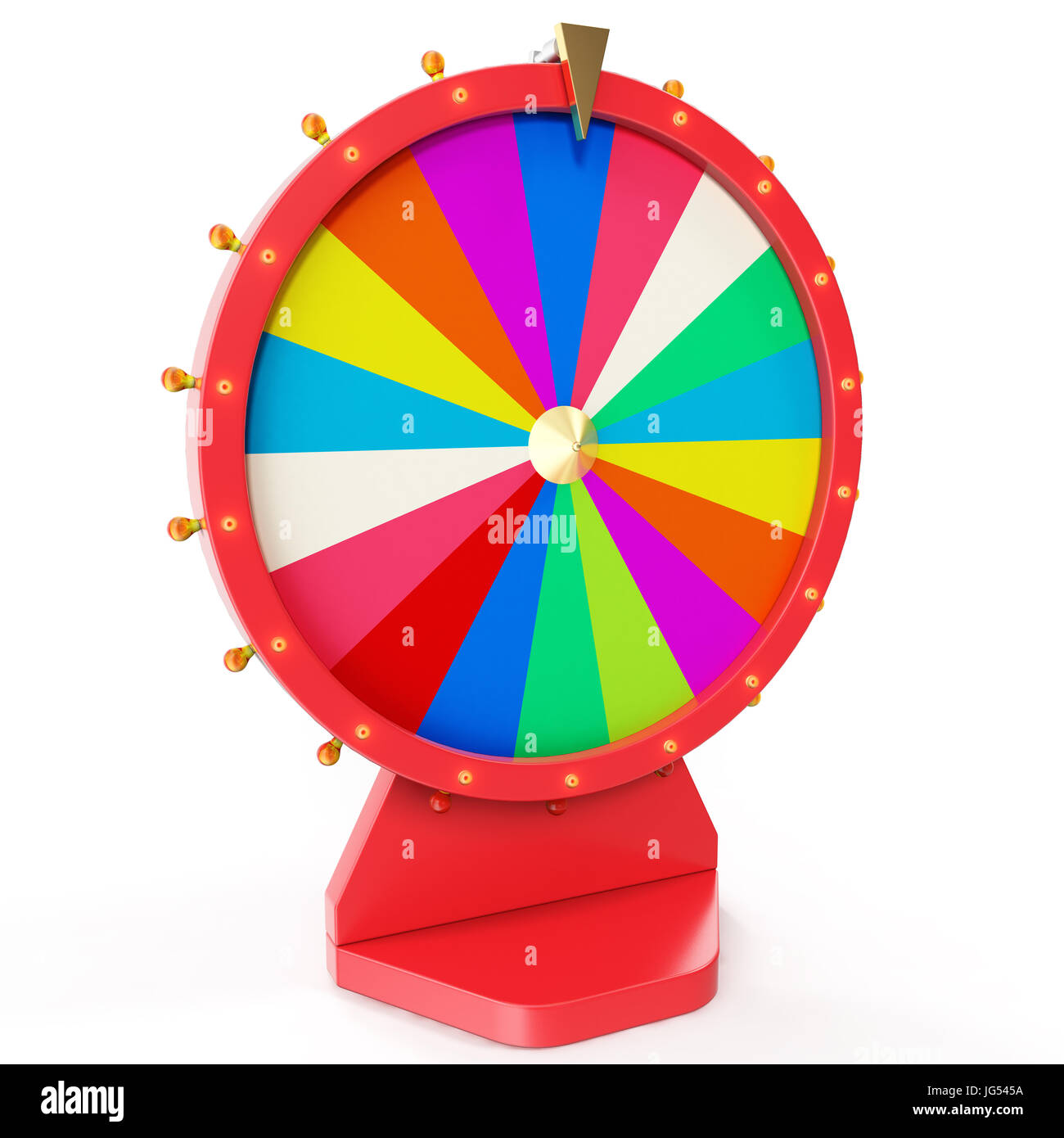 Realistic spinning fortune wheel, lucky roulette. Colorful wheel of ...