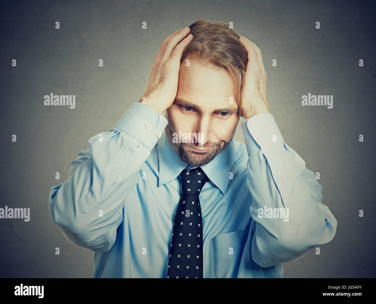 Man regret sadness hi-res stock photography and images - Alamy