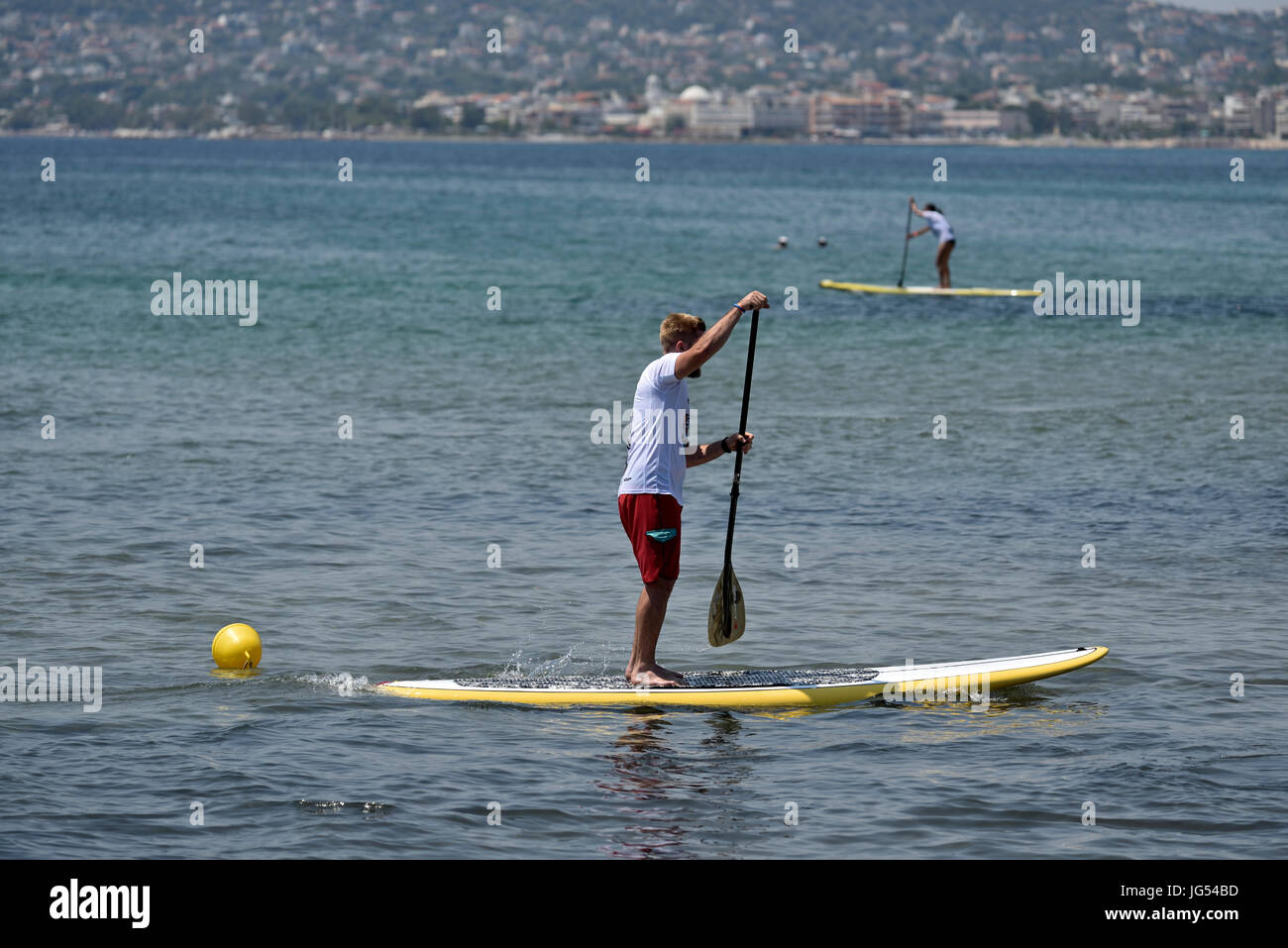 Paddle race board hi-res stock photography and images - Alamy