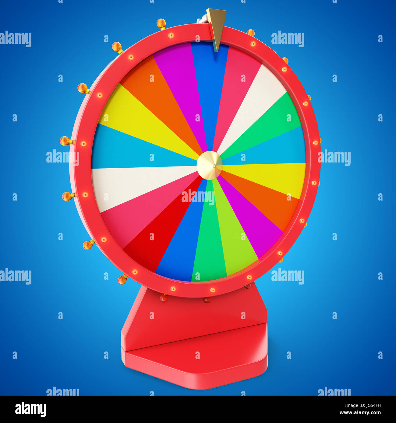 Realistic spinning fortune wheel, lucky roulette. Colorful wheel of ...