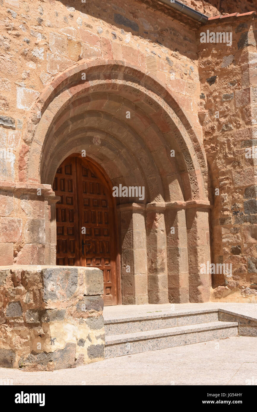 Our Lady of the Peña Church, Agreda Soria province, Spain Stock Photo ...