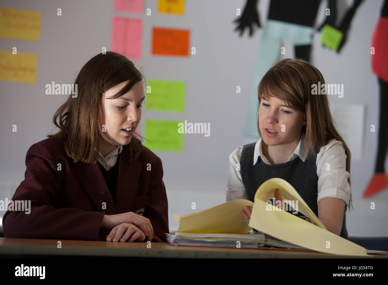 secondary school students Stock Photo - Alamy