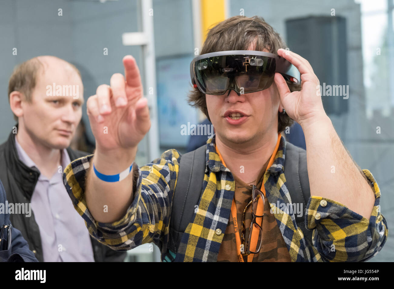 Holographic technology exhibition hi-res stock photography and images ...