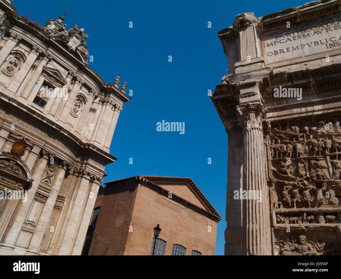 Roman Forum, Foro Romano, rectangular forum surrounded by the ruins of ...