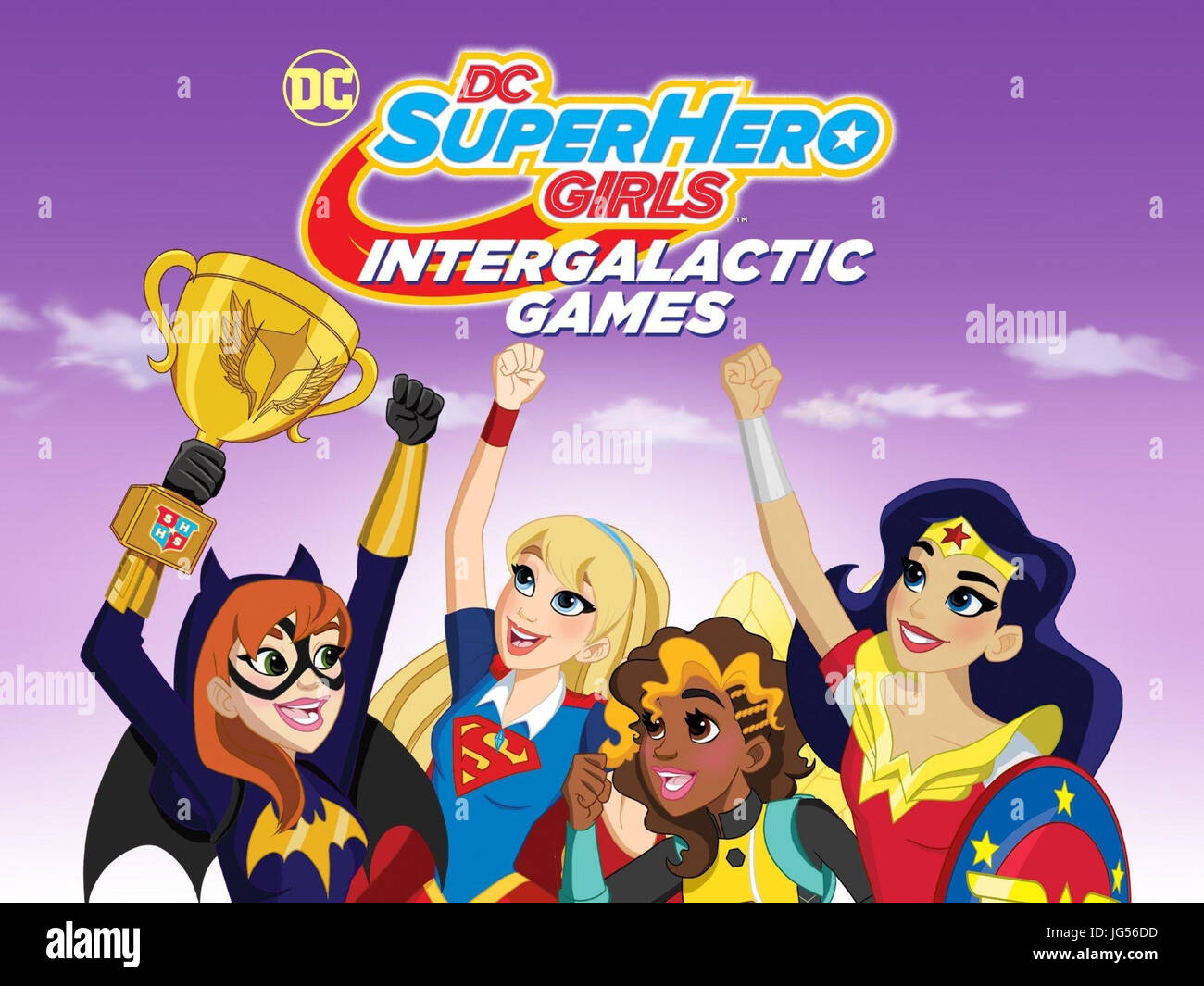 Dc Super Hero Girls Intergalactic Games Poster L R Batgirl