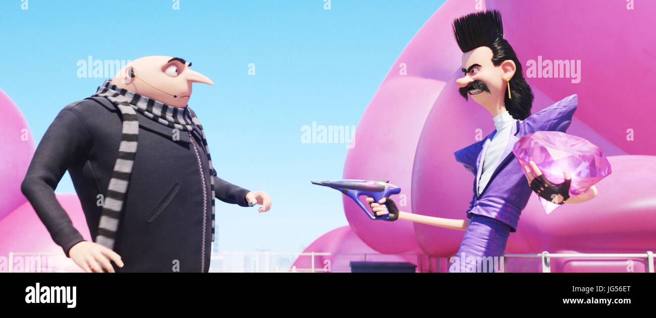 DESPICABLE ME 3, l-r: Gru (voice: Steve Carell), Balthazar Bratt (voice ...