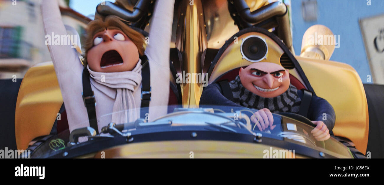 DESPICABLE ME 3, l-r: Dru (voice: Steve Carell), Gru (voice: Steve ...