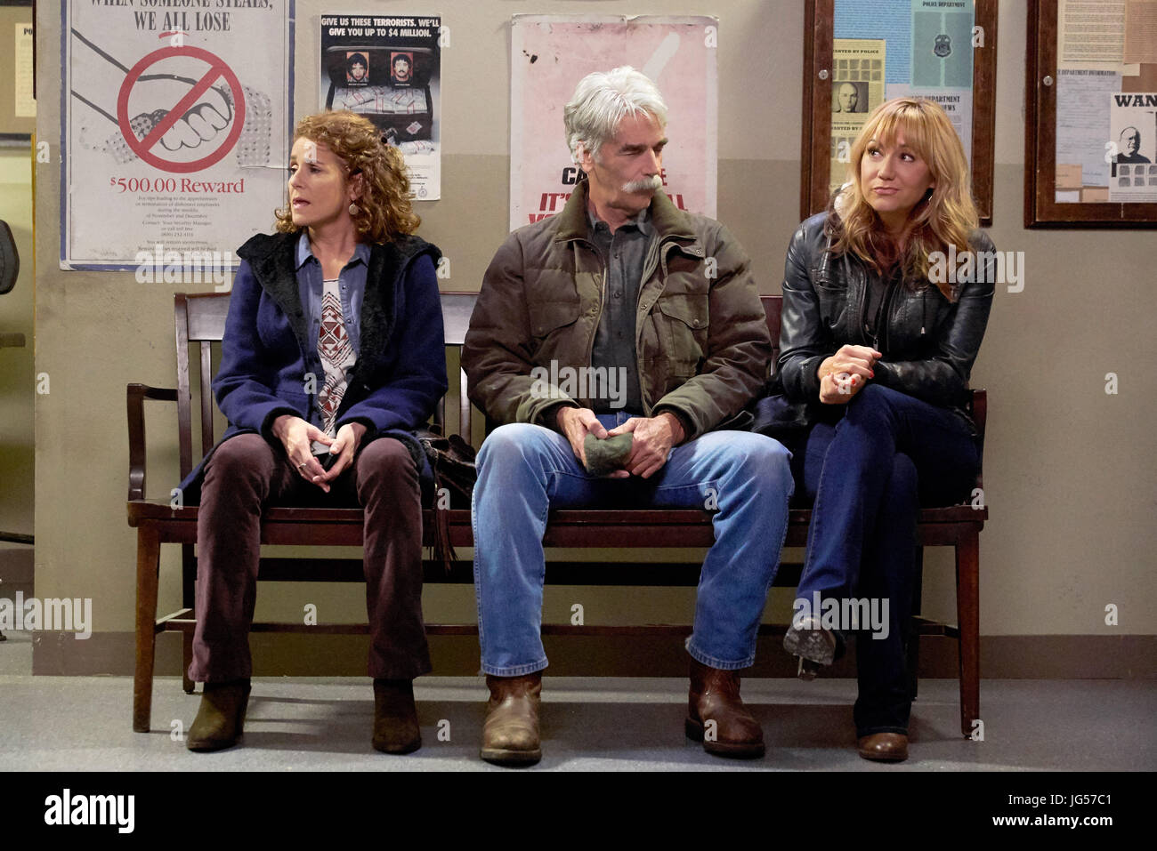 THE RANCH, l-r: Debra Winger, Sam Elliott, Megyn Price in 'Find Out Who ...