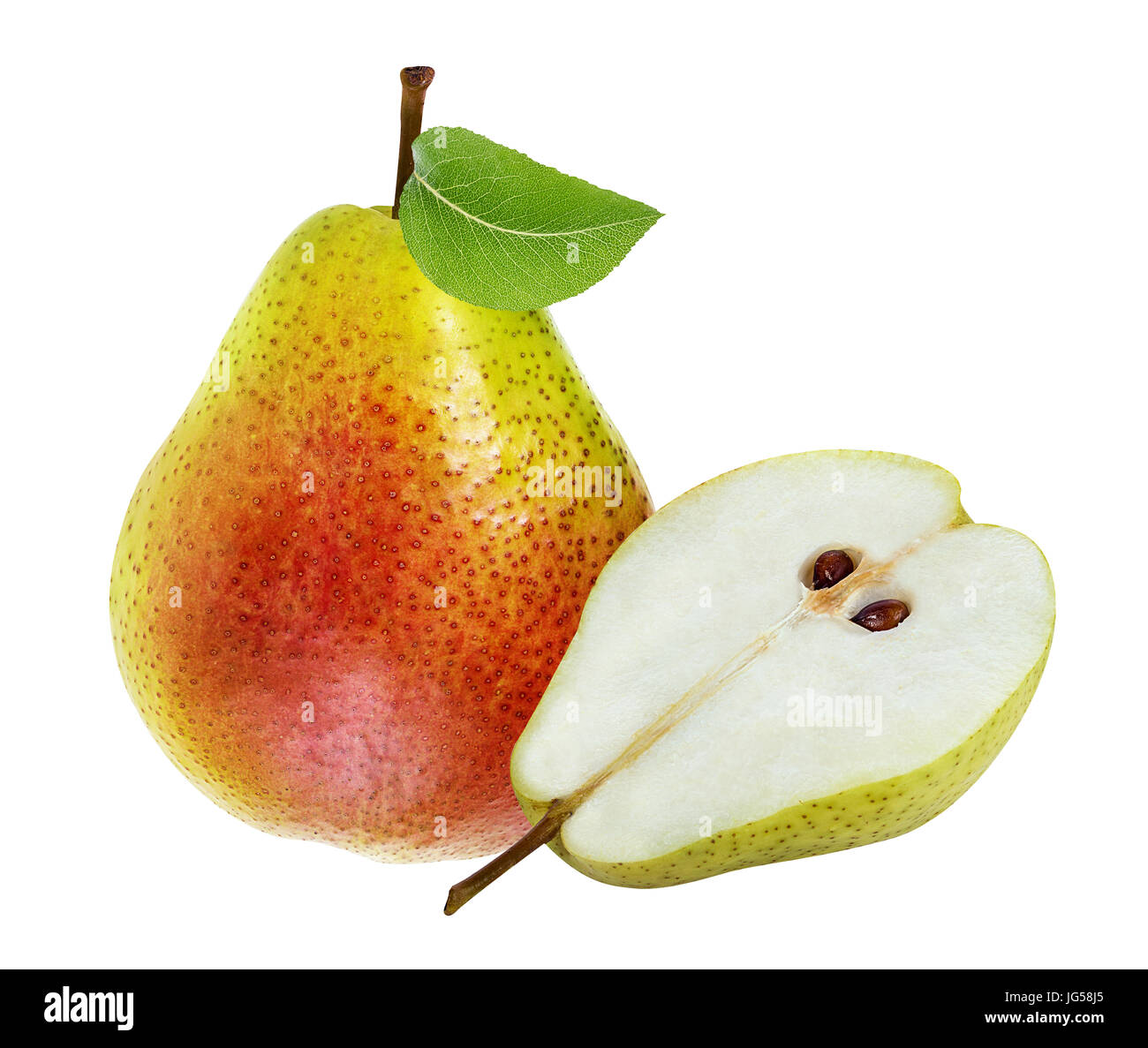 pears isolated on white background Stock Photo - Alamy
