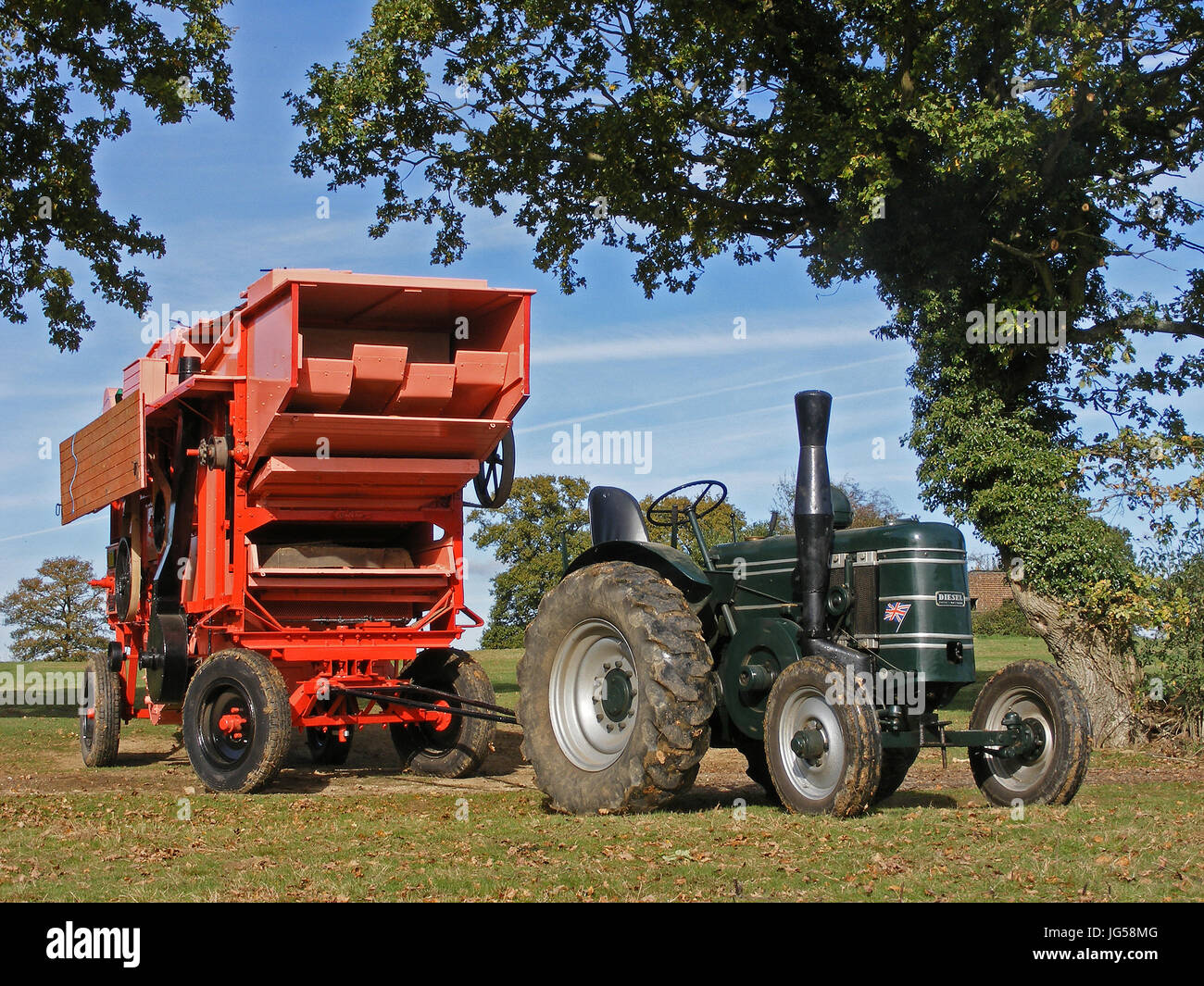 Marshall threshing machine hi-res stock photography and images - Alamy