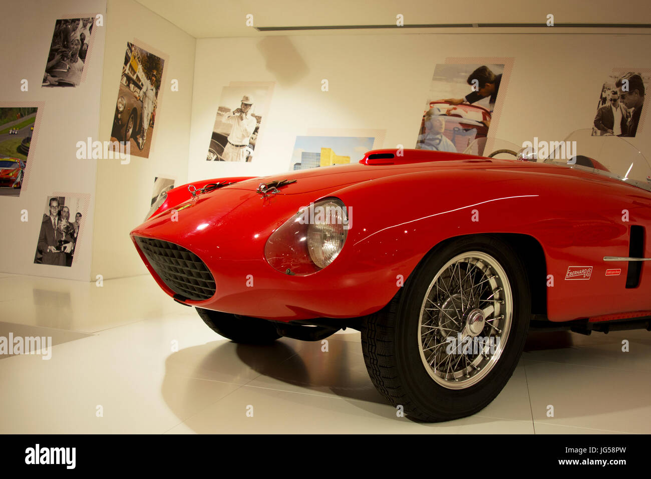Maranello, Italy – March 2017: Historic Ferrari cars exhibited at the ...
