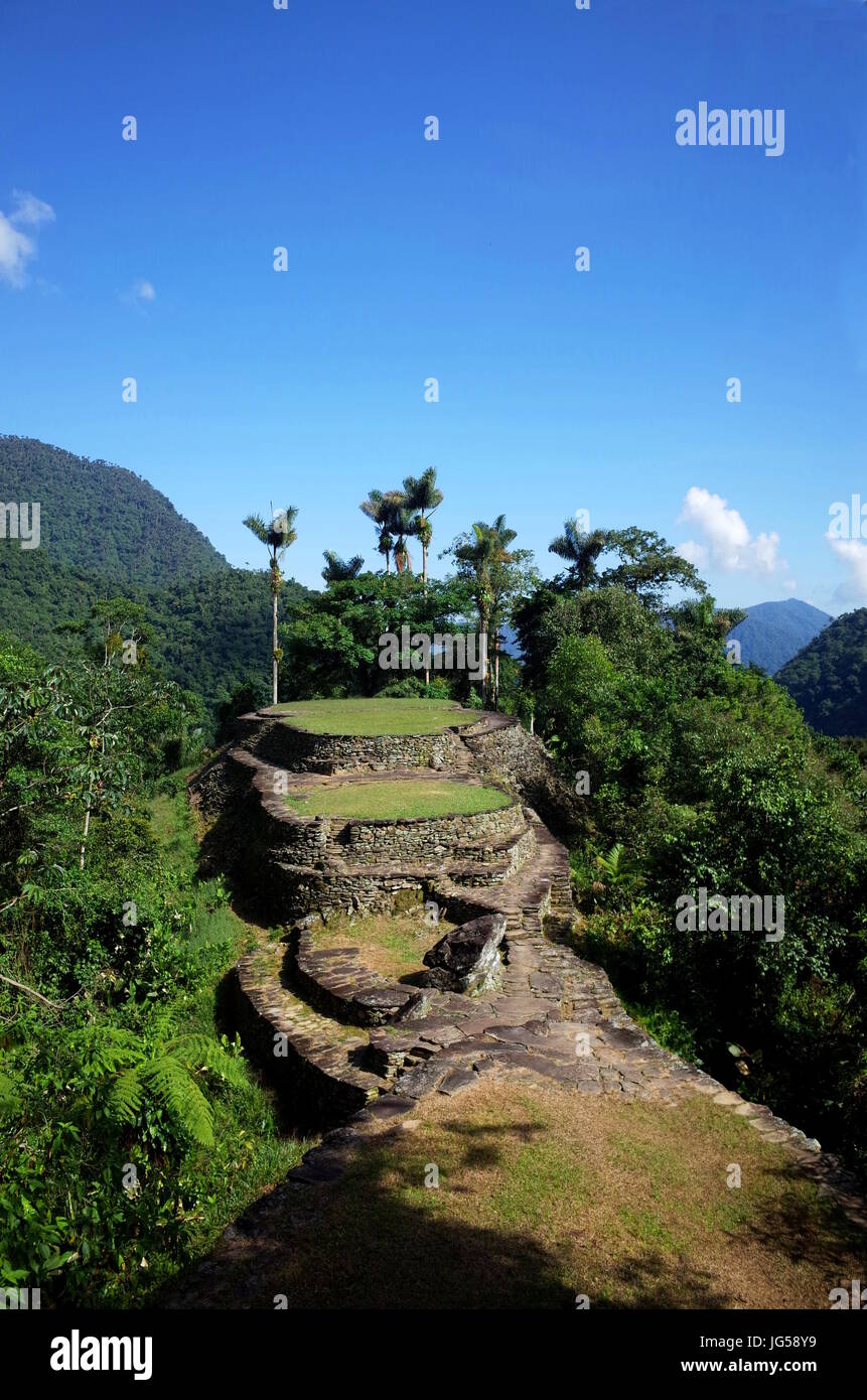 La Ciudad Perdida (Lost City) in Colombia Stock Photo - Alamy