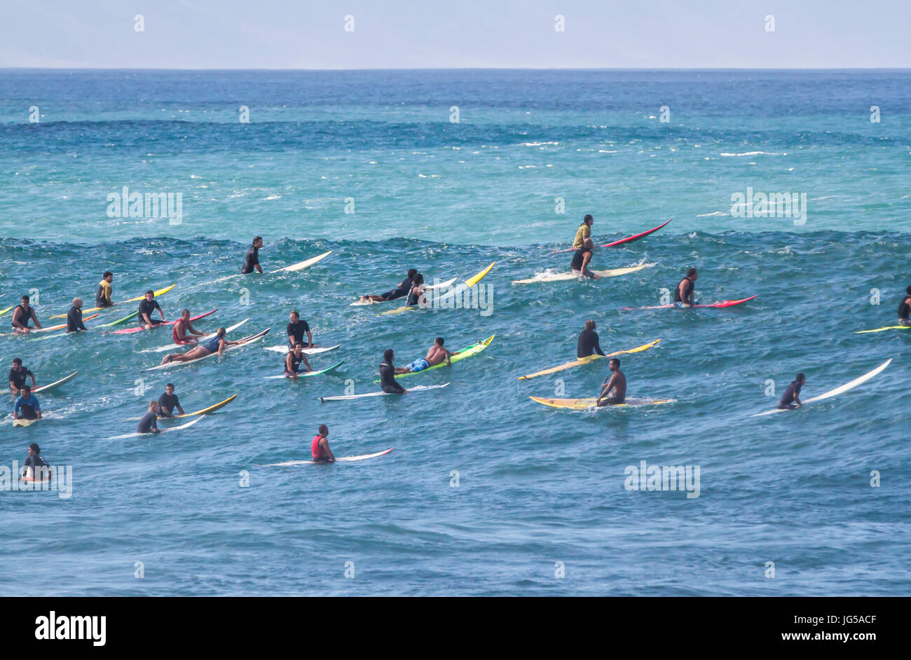 Hawaii surfing hi-res stock photography and images - Alamy