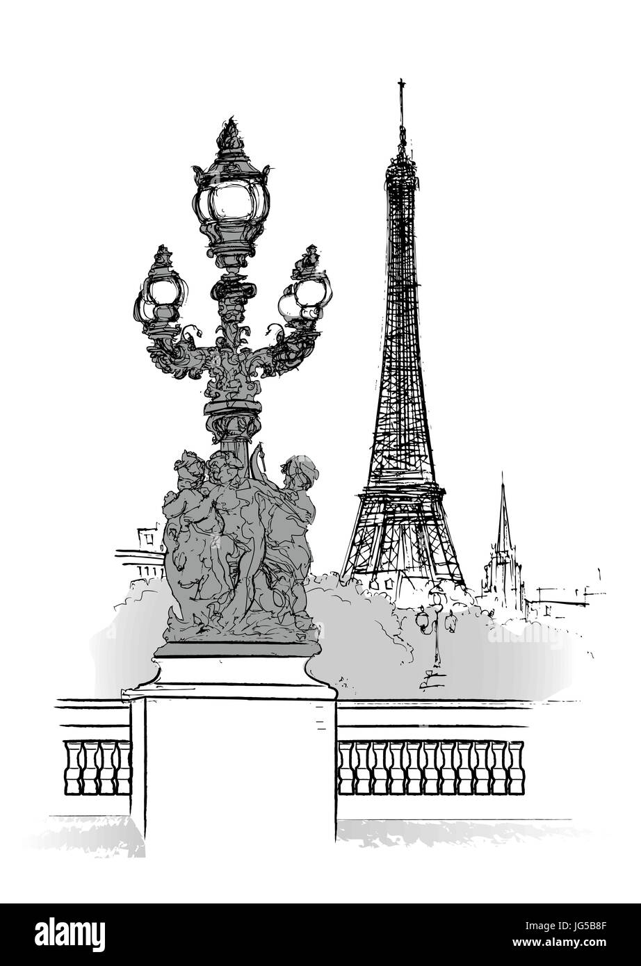 Alexander bridge Stock Vector Images - Alamy