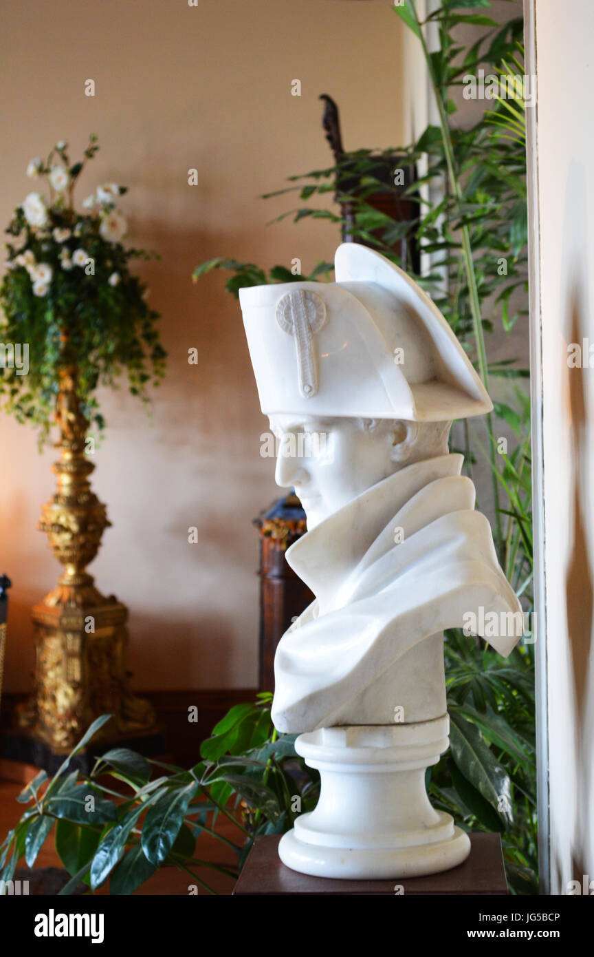 Decorative bust in the Biltmore Stock Photo - Alamy