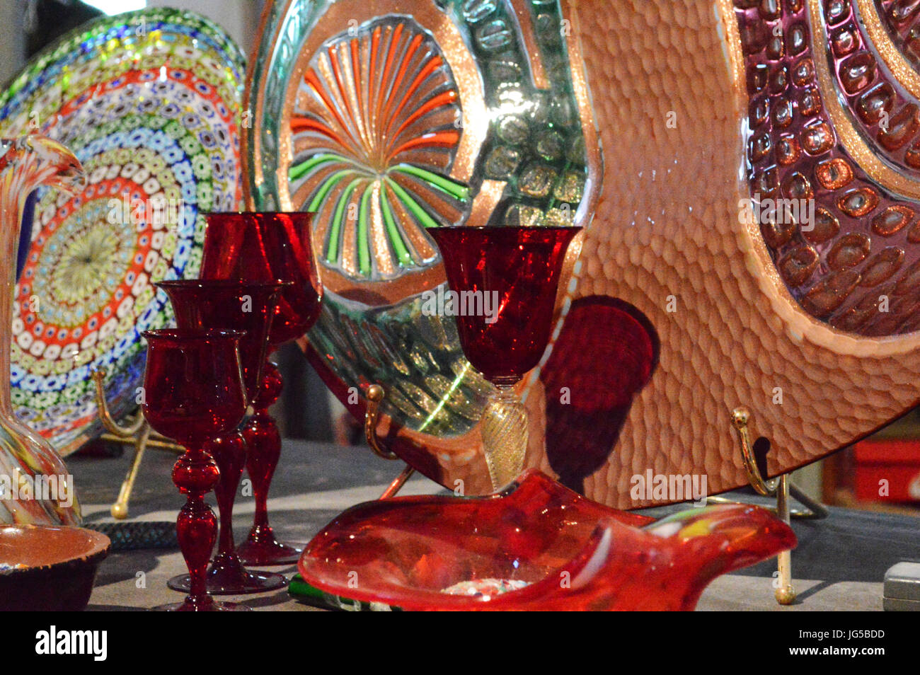 Colorful drinking glasses hi-res stock photography and images - Alamy