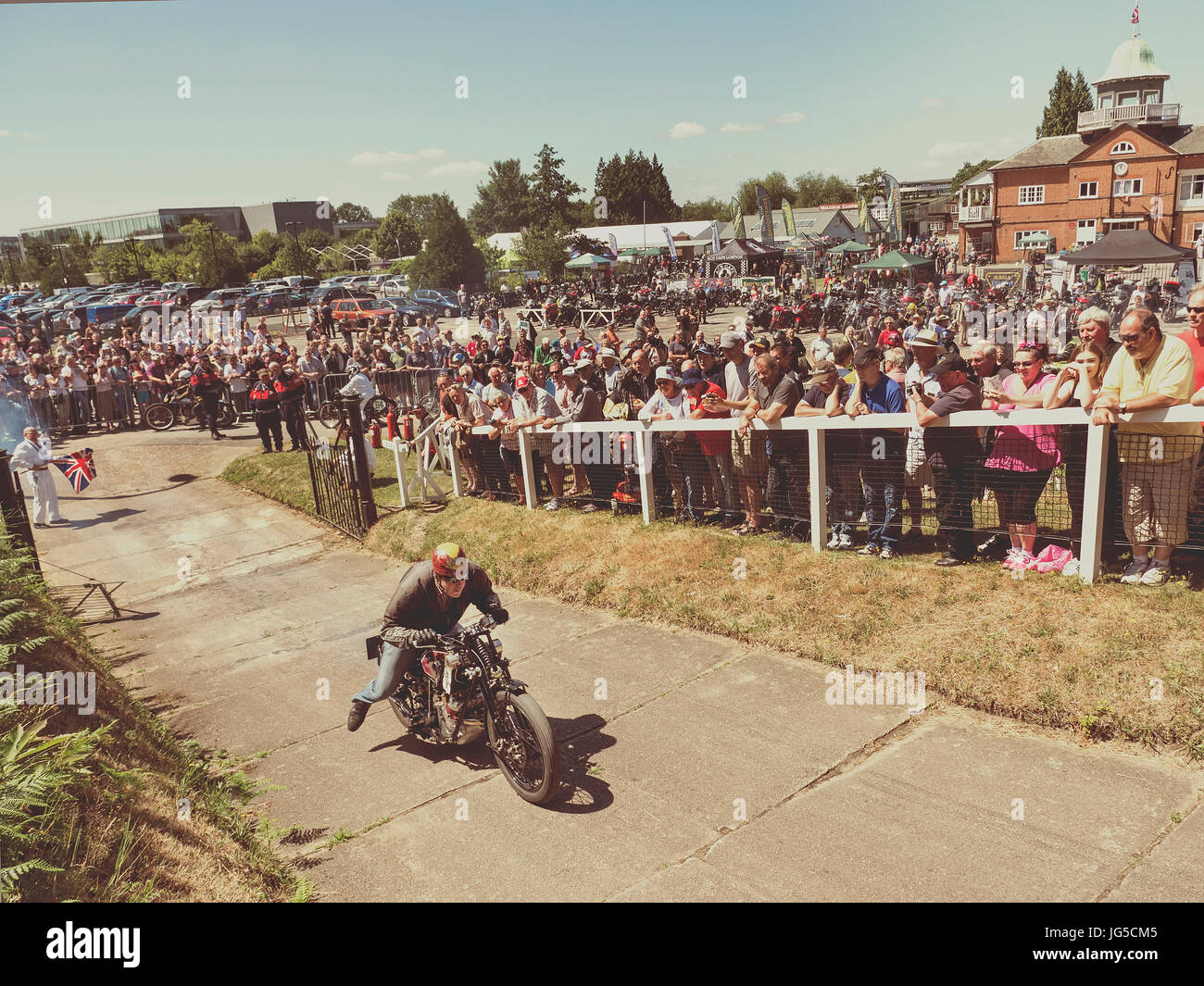 Brooklands motorcycle day hi-res stock photography and images - Alamy