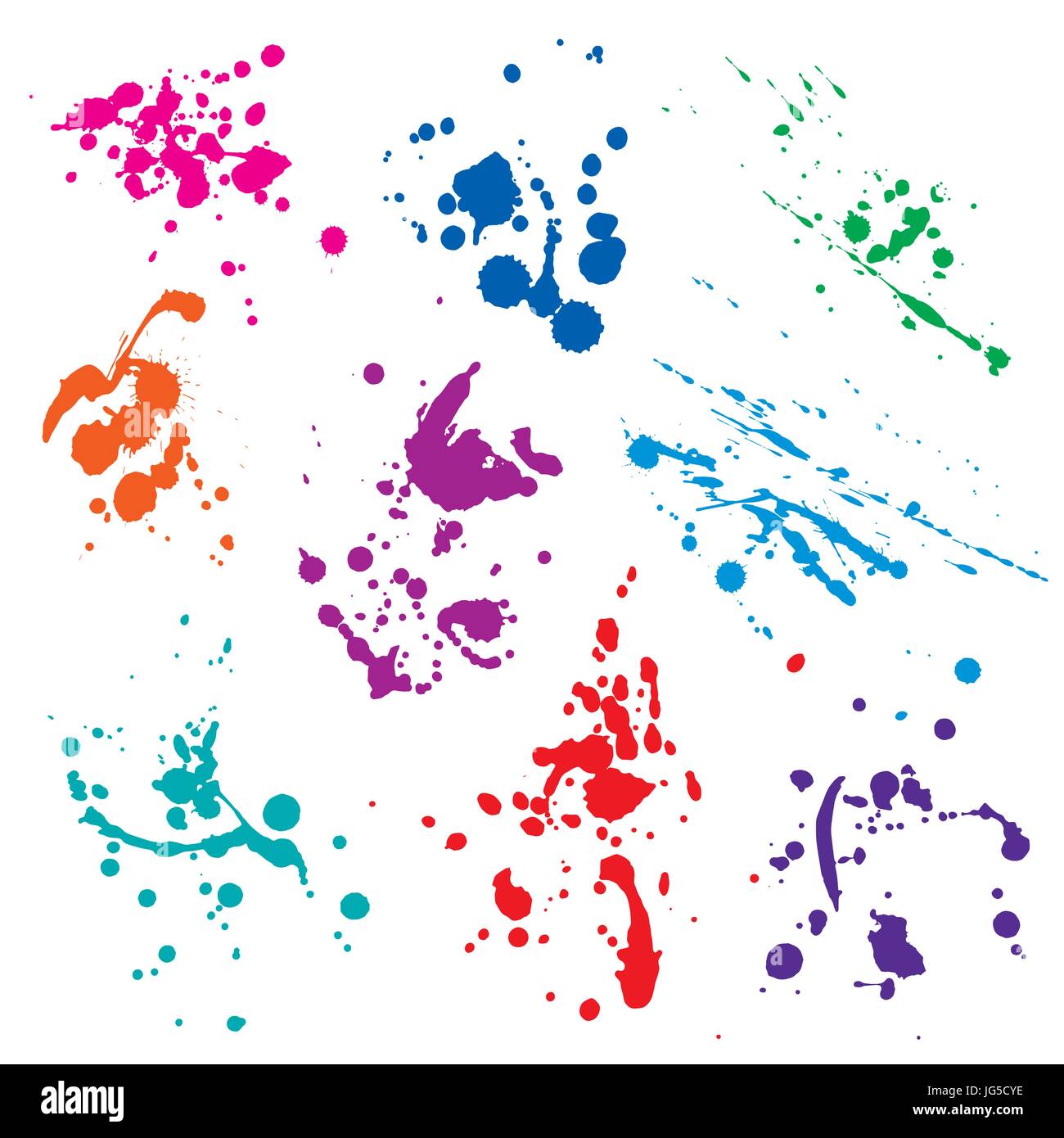 vector set of blots Stock Vector Image & Art - Alamy