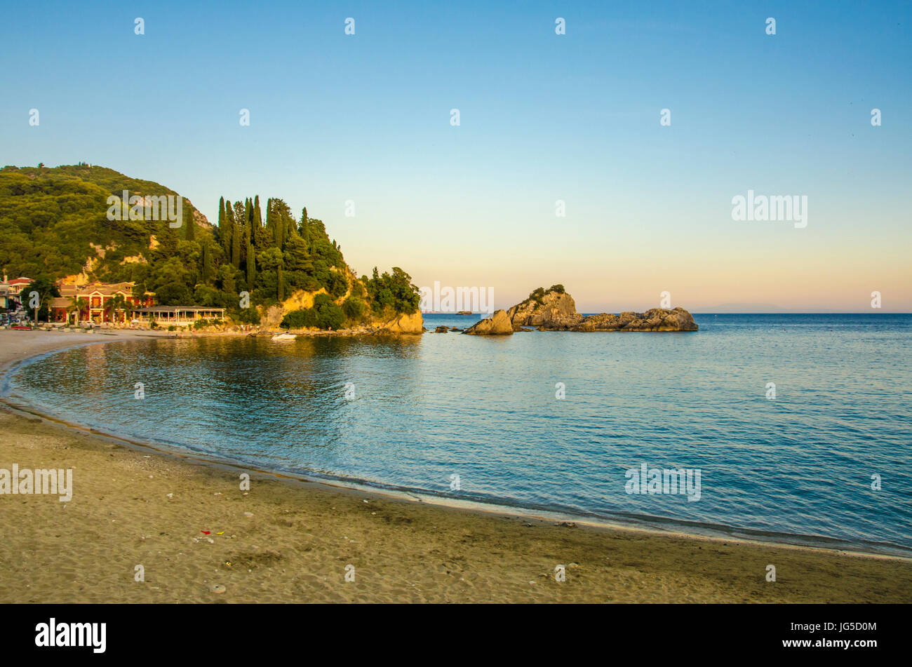 Parga - city beach - Greece Stock Photo - Alamy
