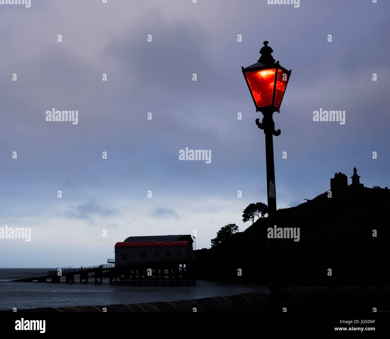 Evening light illuminating Tenby Harbour, Pembrokeshire, Wales, UK ...