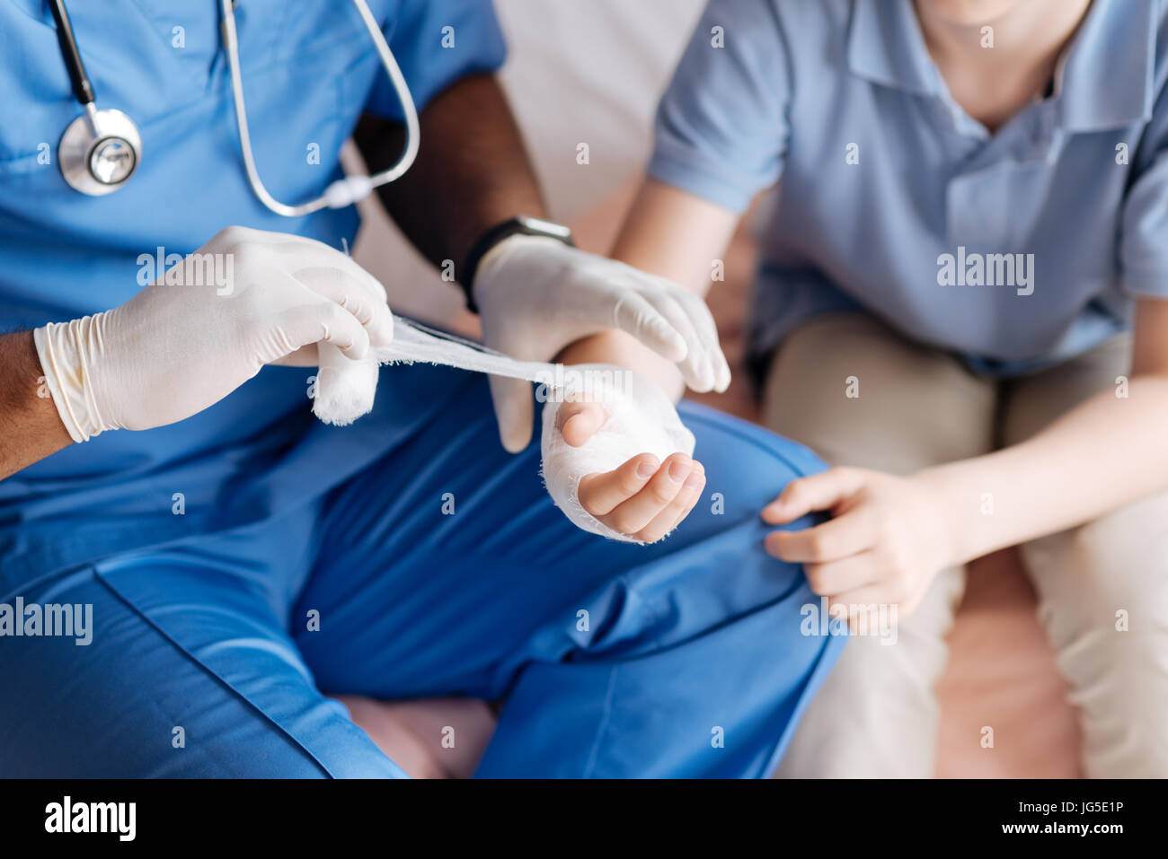 Child dressing up doctor hi-res stock photography and images - Alamy