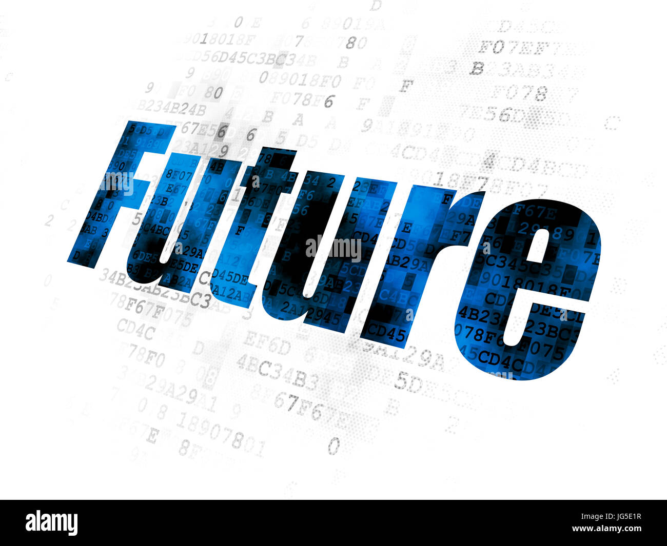Timeline concept: Future on Digital background Stock Photo - Alamy