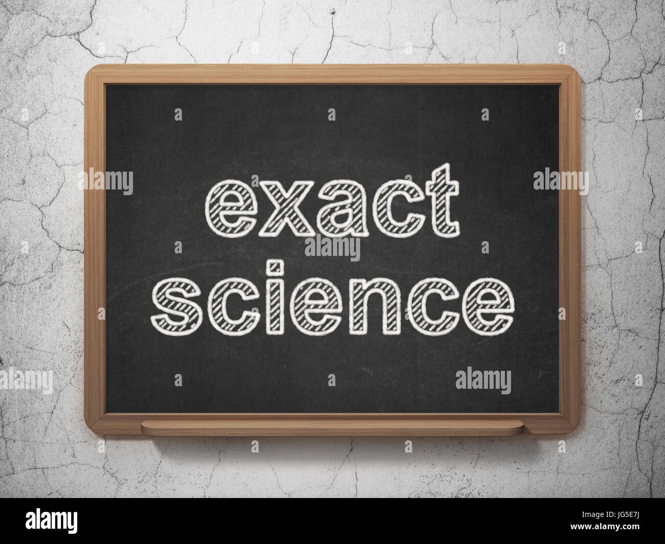 Science concept: Exact Science on chalkboard background Stock Photo - Alamy